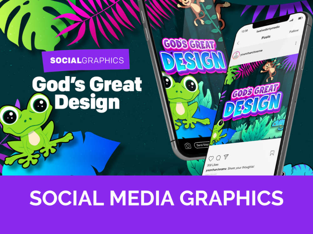 God’s Great Design: Social Graphics – Deeper KidMin