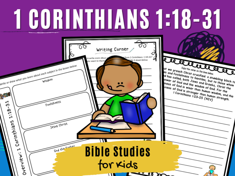 Bible Studies for Kids – 1 Corinthians 1 Bundle – Deeper KidMin
