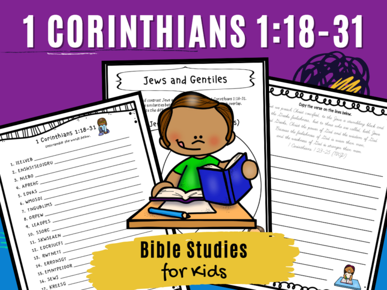 Bible Studies for Kids – 1 Corinthians 1 Bundle – Deeper KidMin