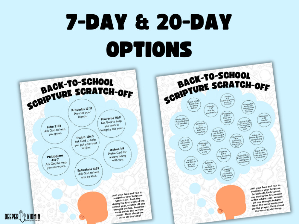 Back-to-School Scripture Scratch-Off Printable & Family Devotion – Deeper KidMin