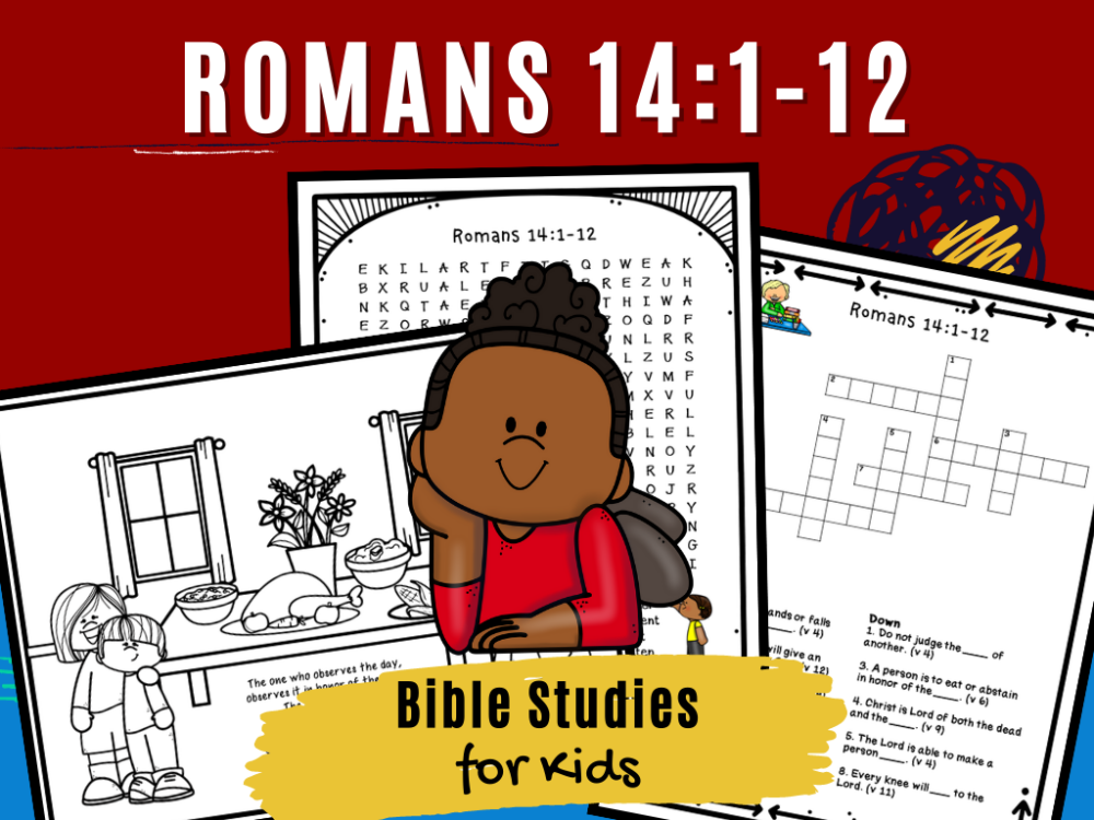 Bible Studies for Kids – Romans 14 Bundle – Deeper KidMin