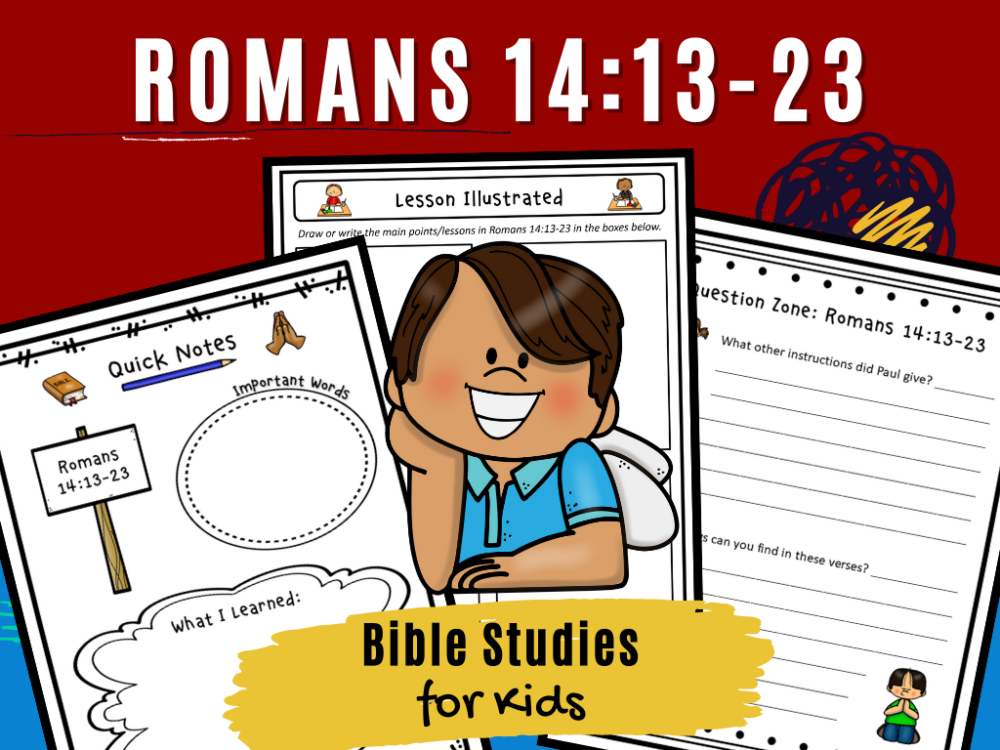 Bible Studies for Kids – Romans 14 Bundle – Deeper KidMin