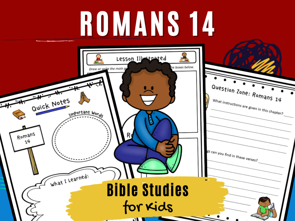 Bible Studies for Kids – Romans 14 Bundle – Deeper KidMin