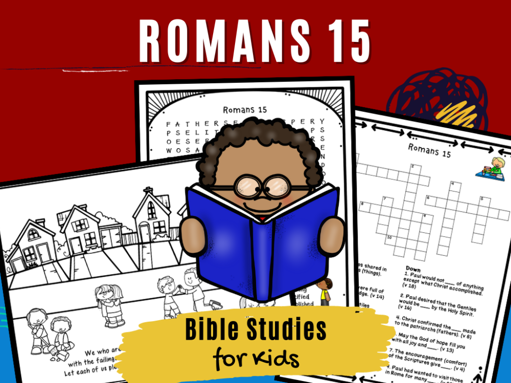 Bible Studies for Kids – Romans 15 Bundle – Deeper KidMin