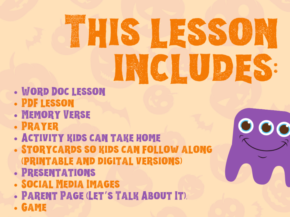 Monster Hunt – A Friendly Halloween Lesson for Preschoolers! – Deeper ...