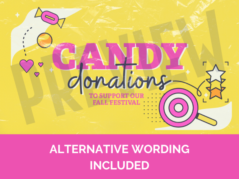 Candy Donations – To Support our Fall Festival: Title Graphics – Deeper ...
