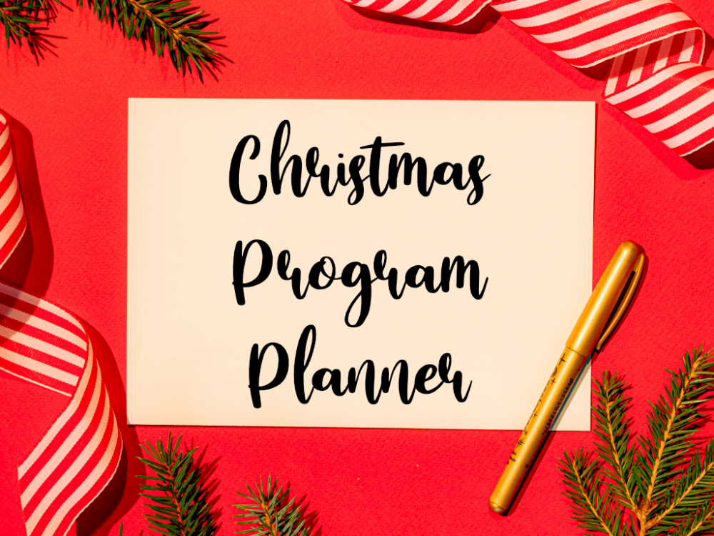 Christmas Program Planner Printables – Deeper KidMin