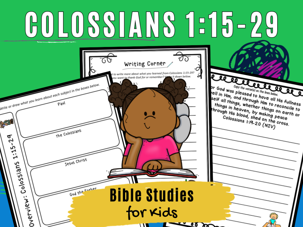 Bible Studies for Kids – Colossians 1 Bundle – Deeper KidMin