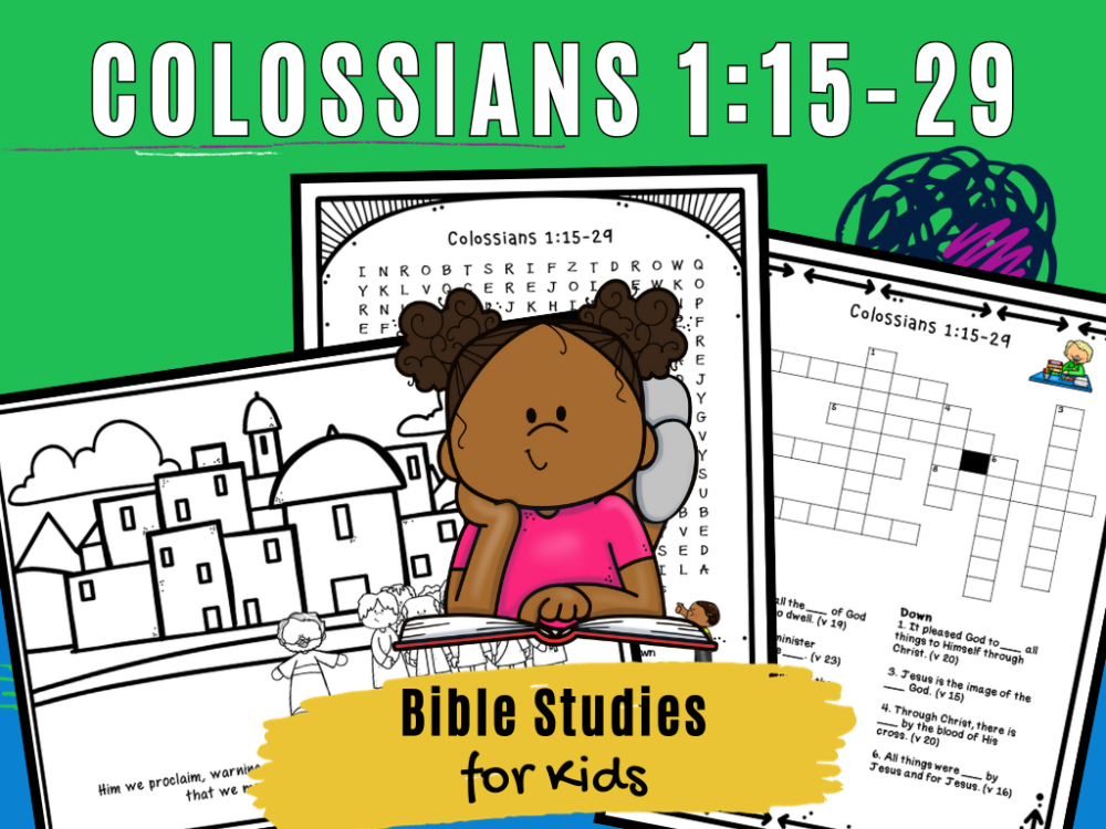 Bible Studies for Kids – Colossians 1 Bundle – Deeper KidMin