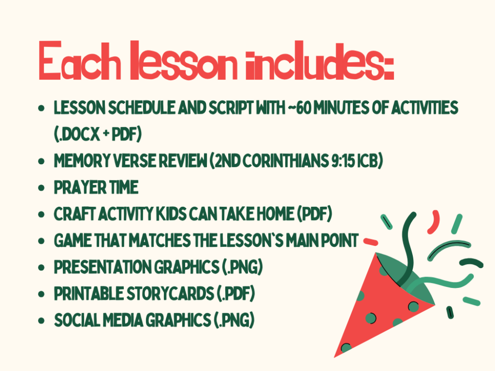 The Best Birthday Party Ever – A 4-Week Preschool Christmas Curriculum ...