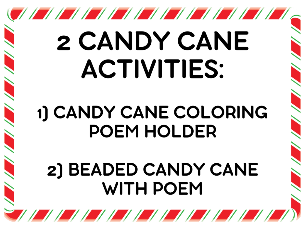 Christmas Candy Cane Craft/Printables – Deeper KidMin