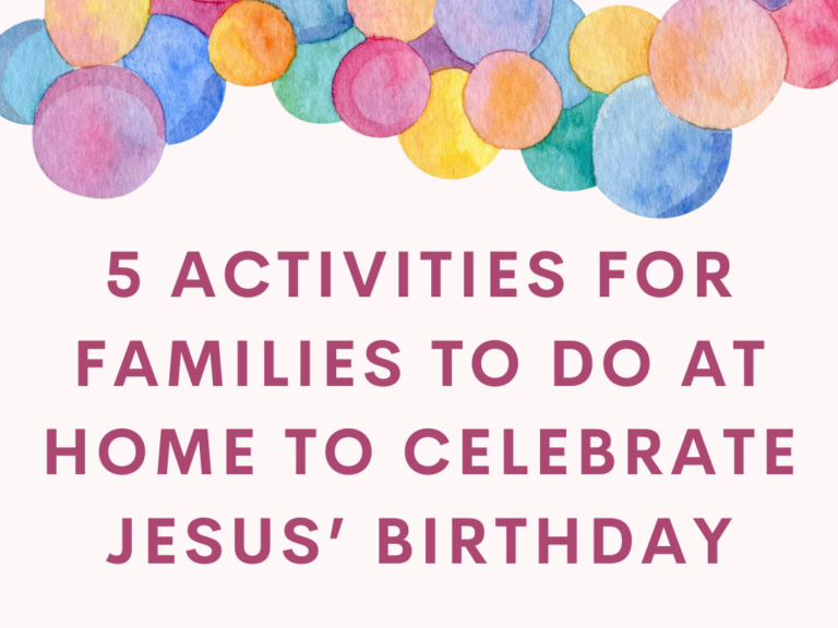 Happy Birthday Jesus Family-Take Home Kit – Deeper KidMin