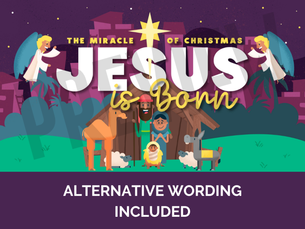 Jesus Is Born: Title Graphics – Deeper KidMin