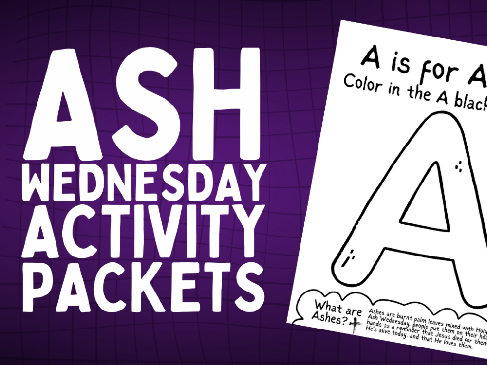 Ash Wednesday Kids Activity Packet – Deeper KidMin