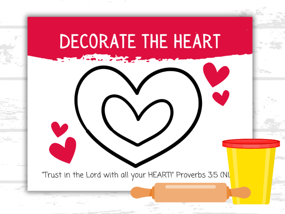 Valentine Bible Verse Playdough Mats – Deeper KidMin