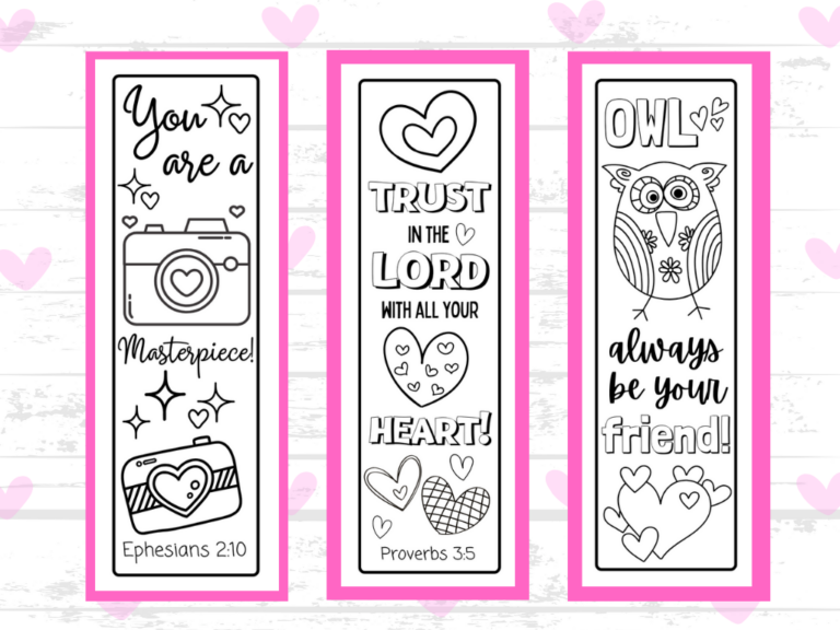 Valentine Bible Verse Bookmarks – Deeper KidMin