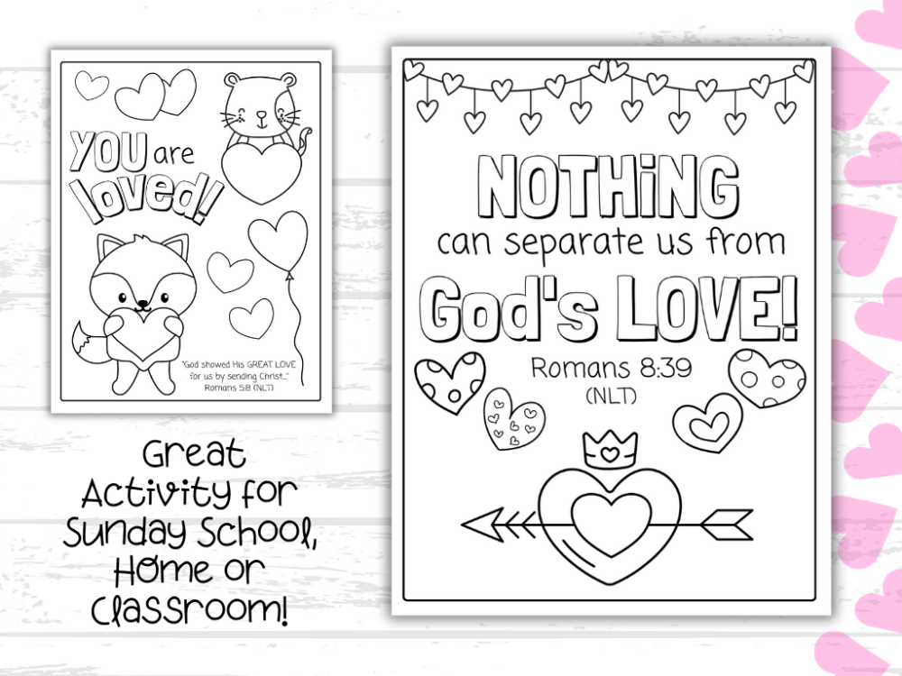 Valentine Bible Verse Coloring Pages – Deeper KidMin