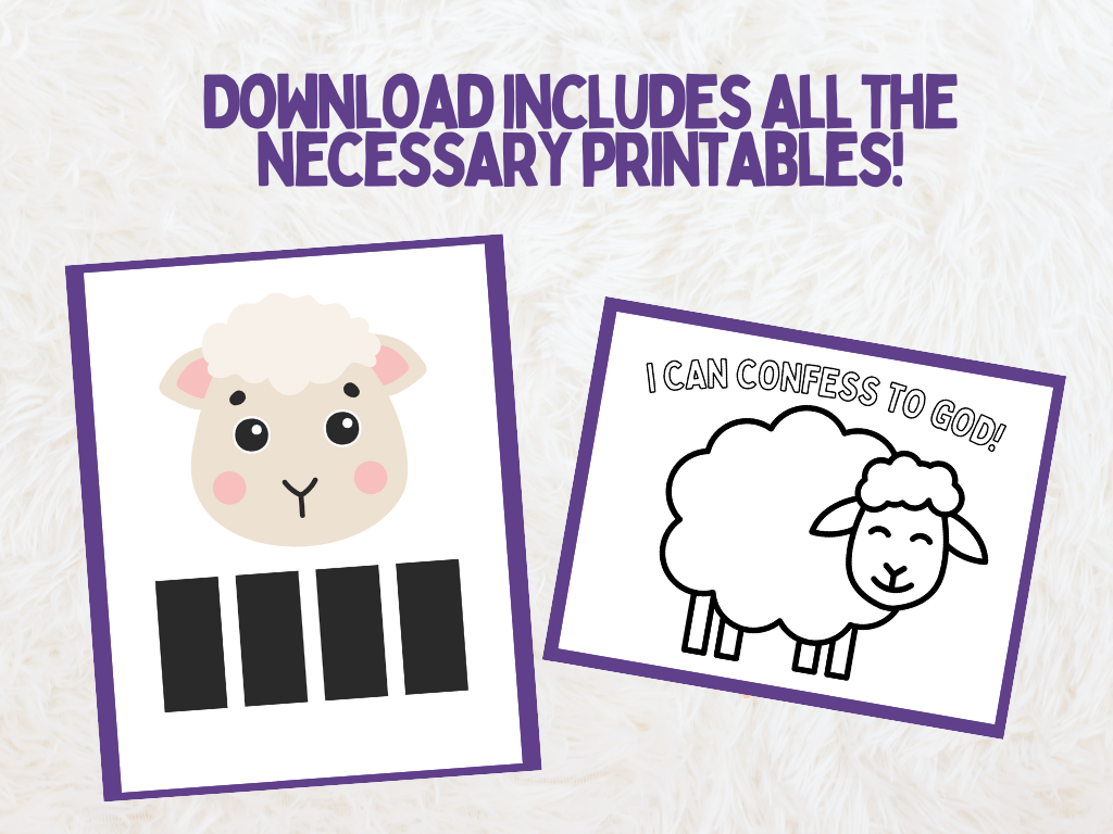Lent Lambs – Preschool 4-Week Lent Series – Deeper KidMin