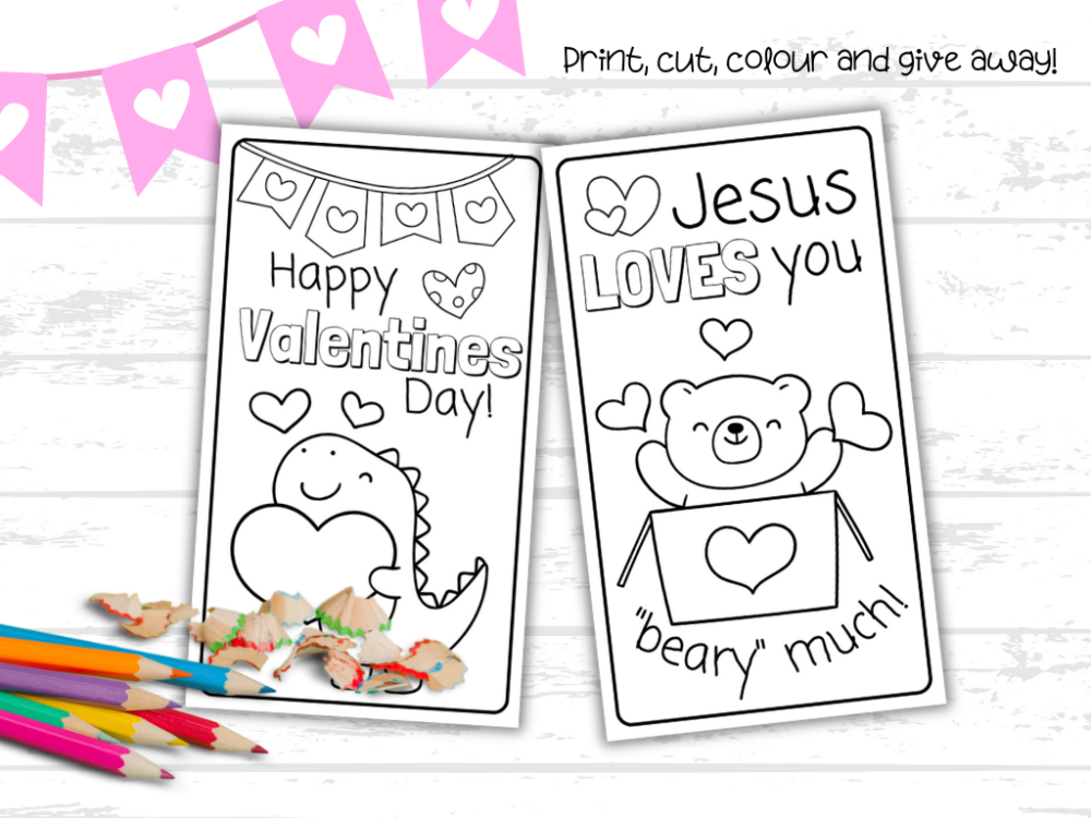 Valentine Bible Verse Coloring Cards – Deeper KidMin