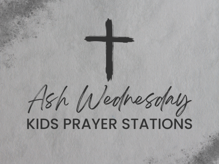 Ash Wednesday Prayer Stations for Kids – Deeper KidMin
