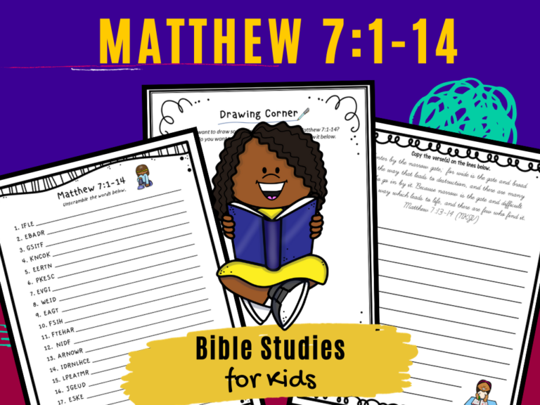 Bible Studies for Kids – Matthew 7:1-14 – Deeper KidMin