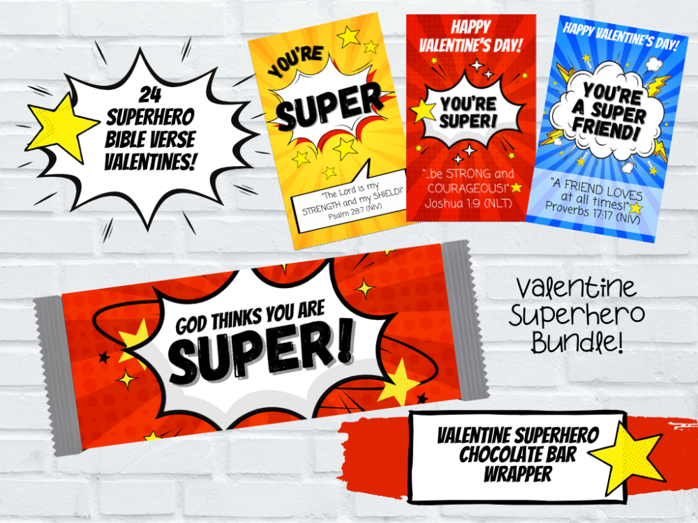 Valentine Superhero Bundle – Deeper KidMin