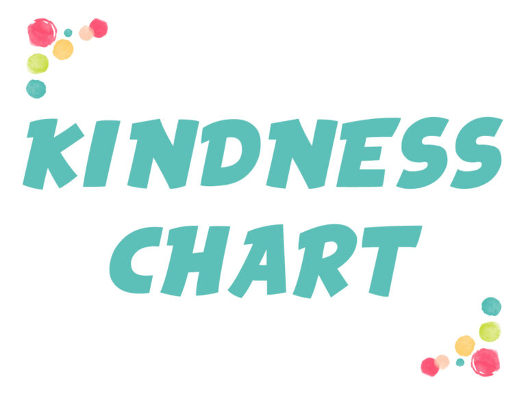 Kindness Chart – Deeper KidMin