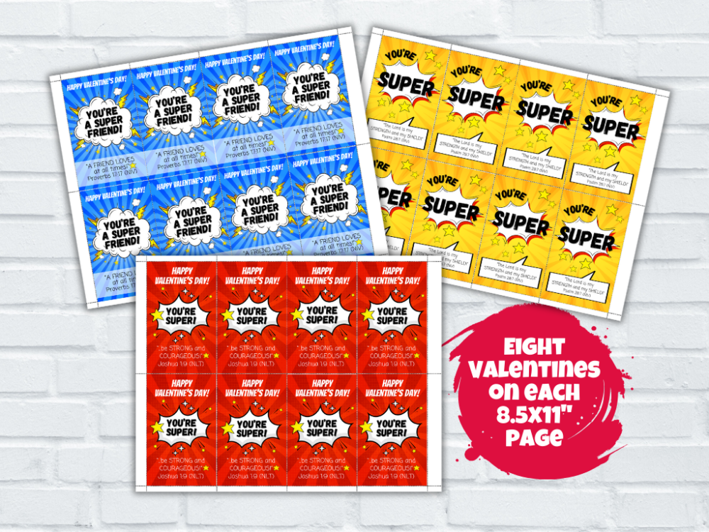Valentine Superhero Bundle – Deeper KidMin