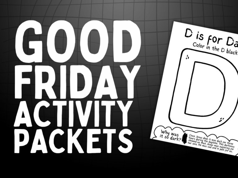 Good Friday Kids Activity Packet – Deeper KidMin