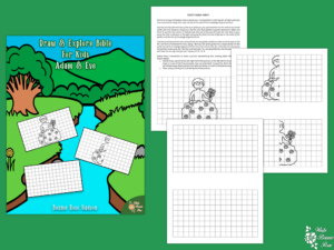 Draw & Explore Bible Activity Pages for Kids: Adam and Eve – Deeper KidMin
