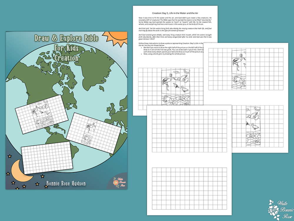Draw & Explore Bible Activity Pages for Kids: Creation – Deeper KidMin