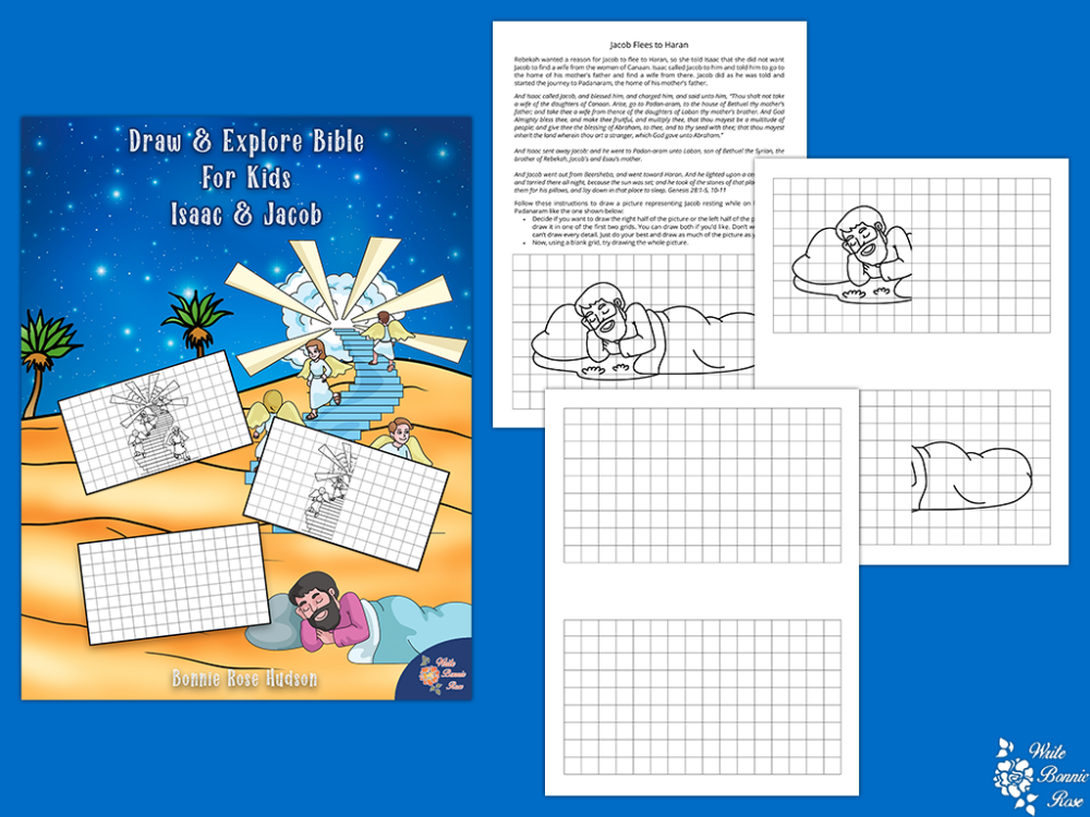 Draw & Explore Bible Activity Pages for Kids: Isaac and Jacob – Deeper ...