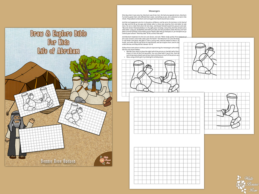 Draw & Explore Bible Activity Pages for Kids: Life of Abraham – Deeper ...