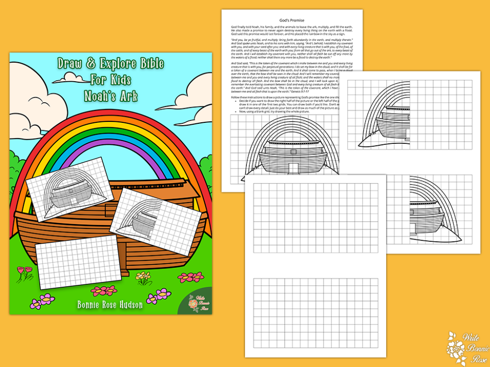 Draw & Explore Bible Activity Pages for Kids: Noah’s Ark – Deeper KidMin