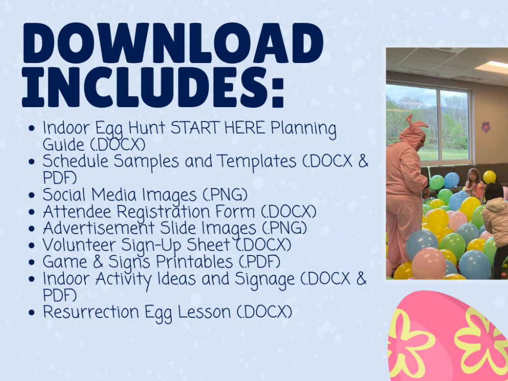 Indoor Egg Hunt All-Inclusive Event Guide – Deeper KidMin