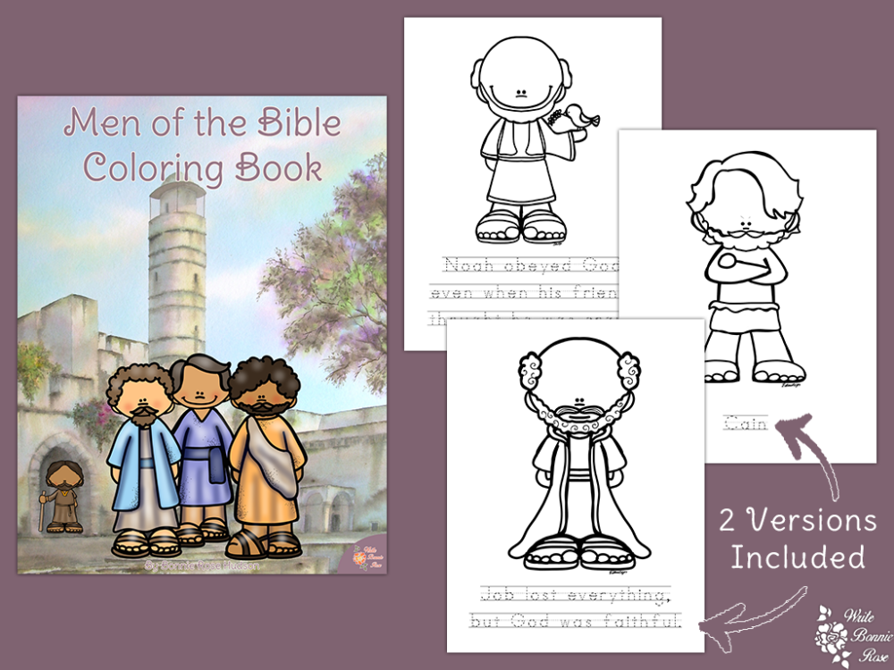Men of the Bible Coloring Pages – Deeper KidMin