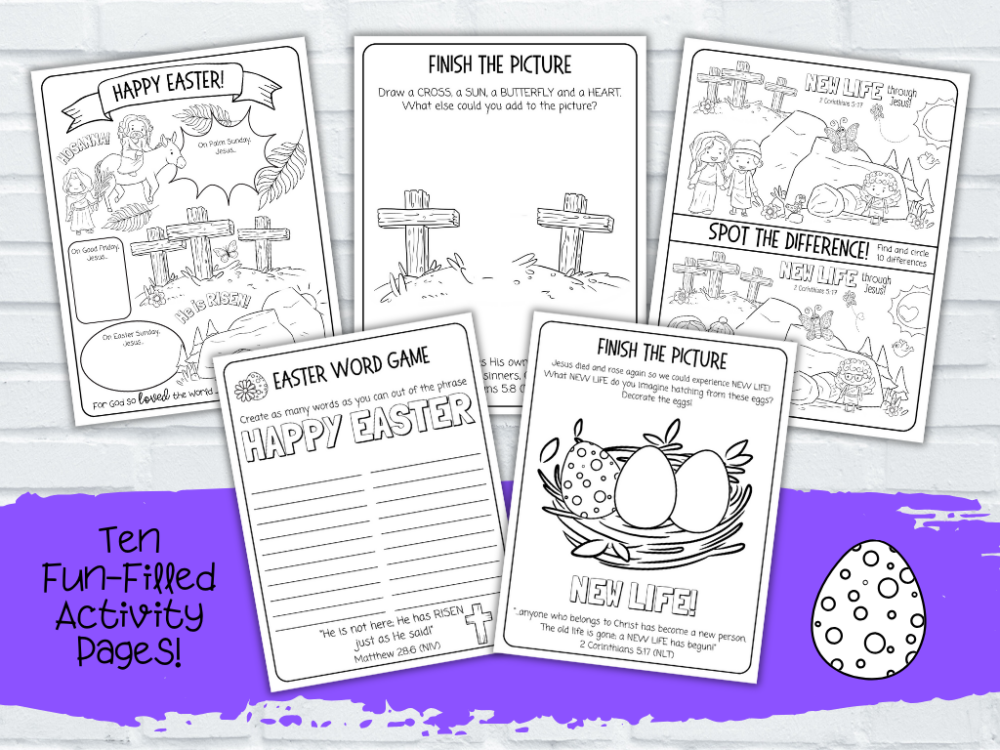 Easter Coloring Bundle – Deeper KidMin