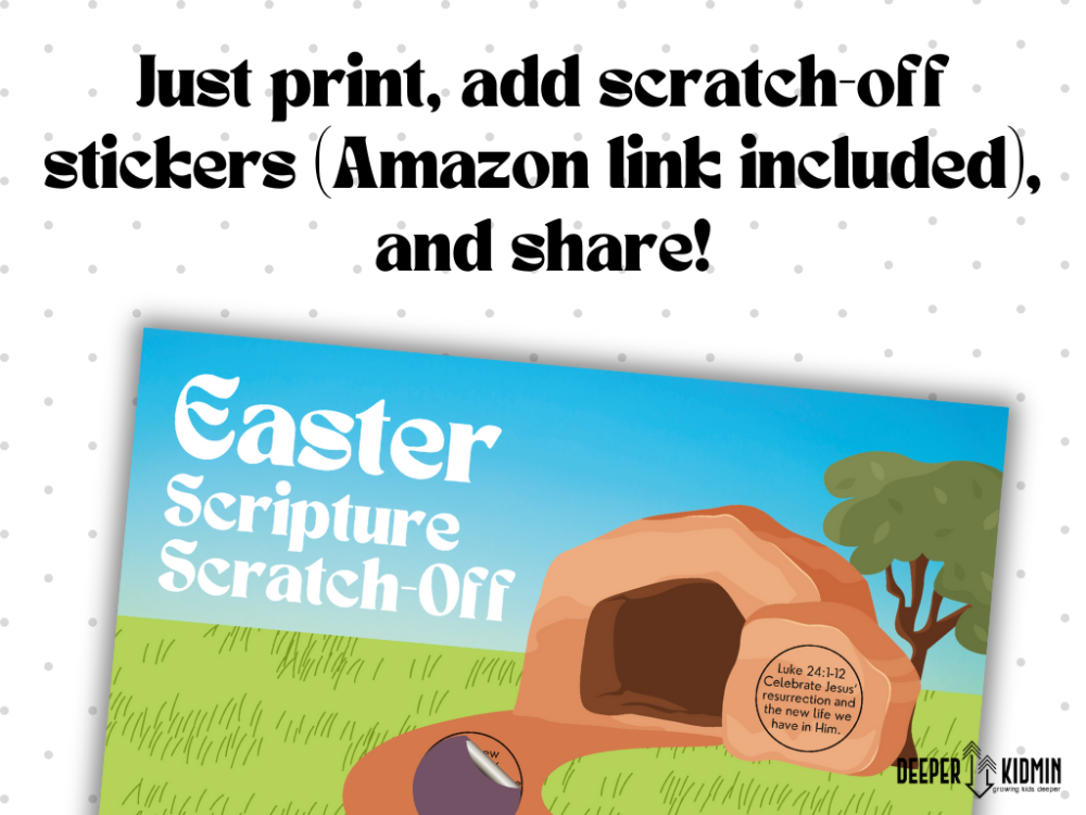 Holy Week & Easter Scripture Scratch-Off – Deeper KidMin