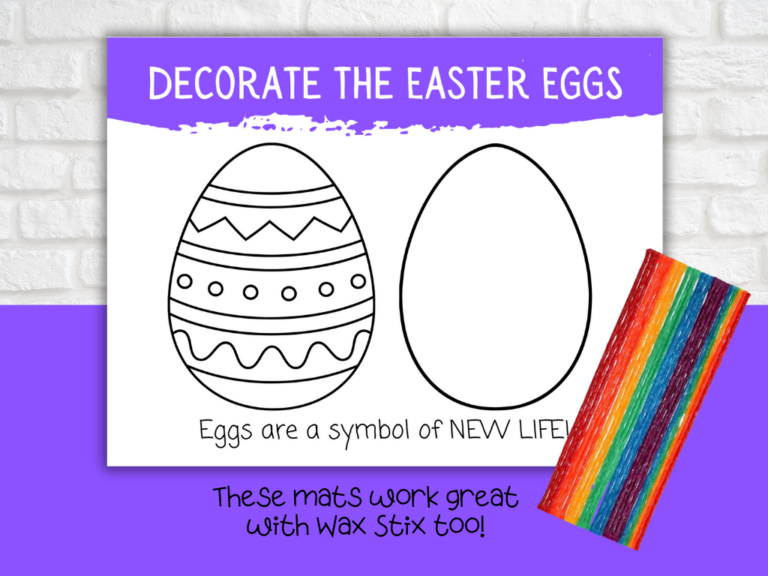 Easter Playdough Mats – Deeper KidMin