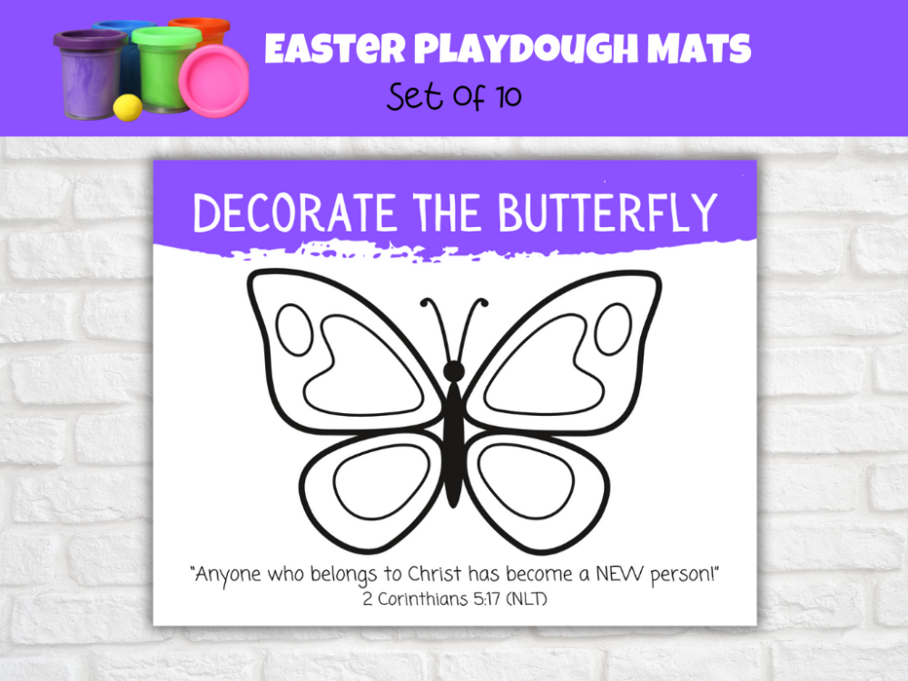 Easter Playdough Mats – Deeper KidMin