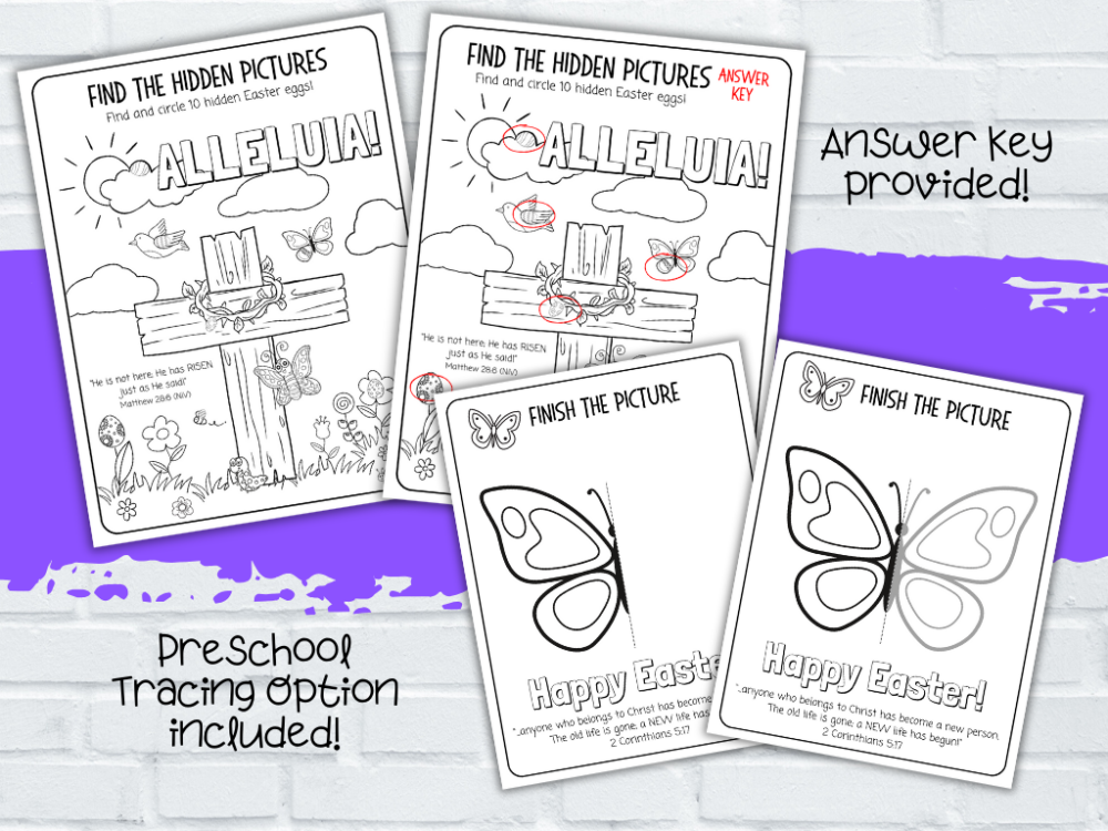 Easter Coloring Bundle – Deeper KidMin