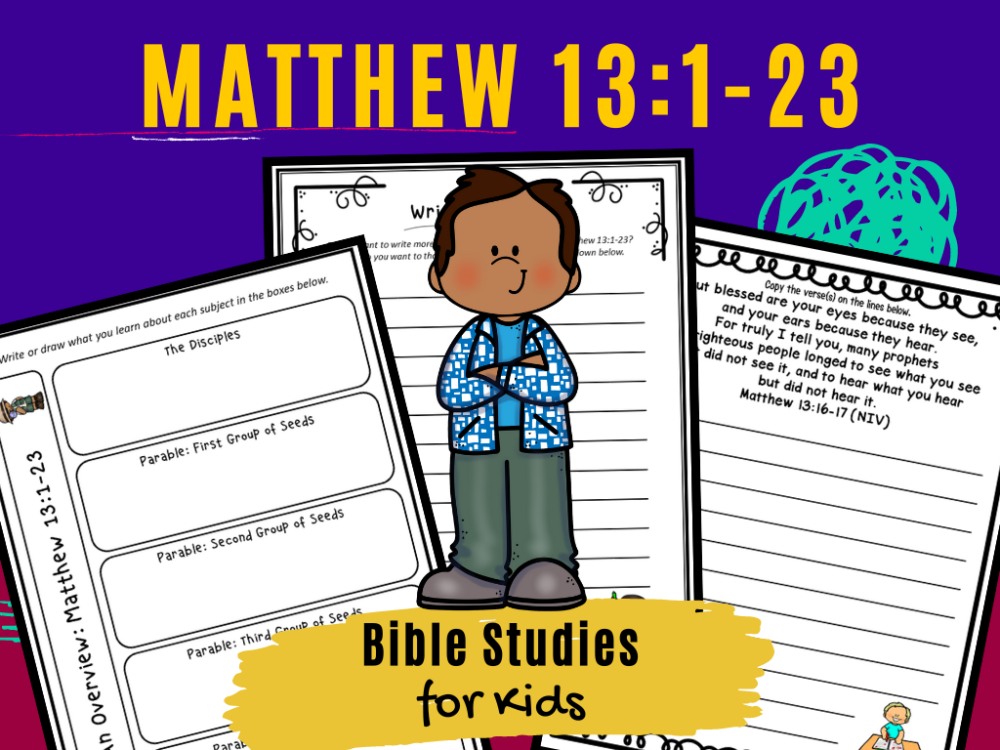 Bible Studies for Kids – Matthew 13:1-23 – Deeper KidMin