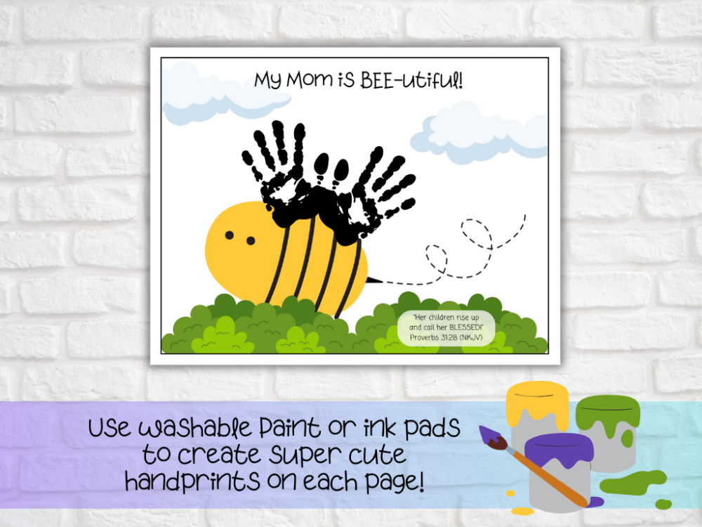 Mother’s Day Handprint and Fingerprint Crafts – Deeper KidMin