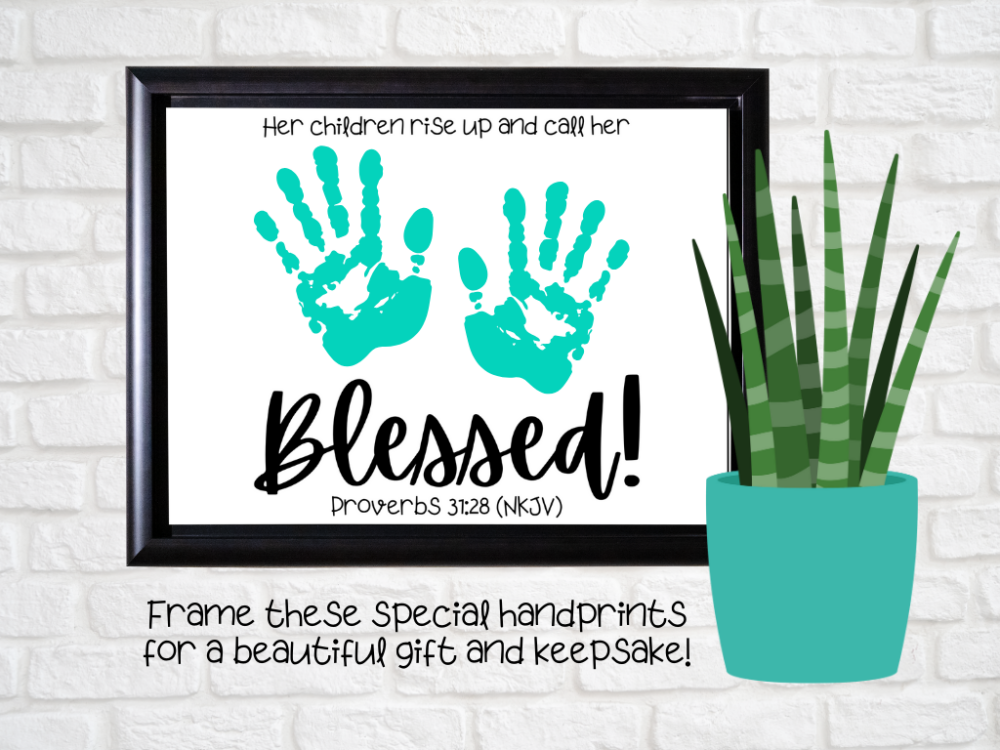 Mother’s Day Handprint and Fingerprint Crafts – Deeper KidMin