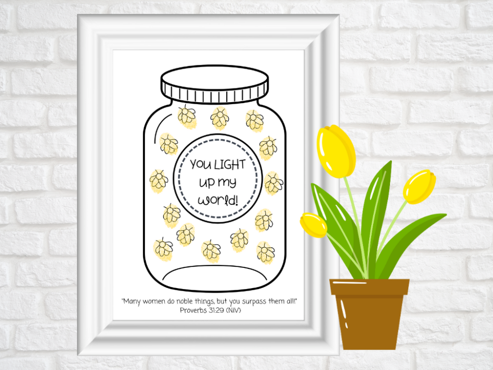 Mother’s Day Handprint and Fingerprint Crafts – Deeper KidMin