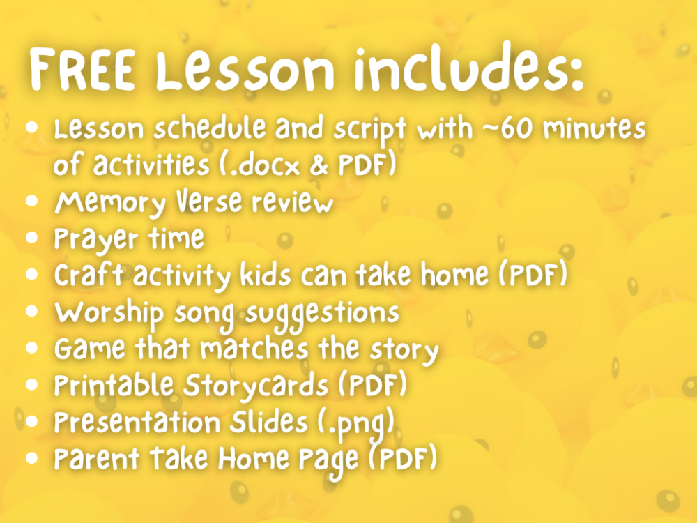 Adventures in Duckville FREE SAMPLE: Who is God? – Deeper KidMin