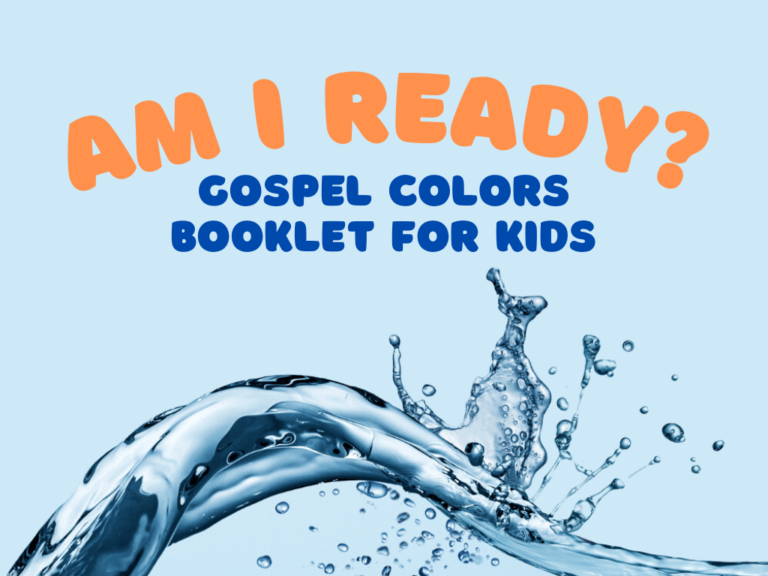 Am I Ready? Gospel Colors Booklet – Deeper KidMin