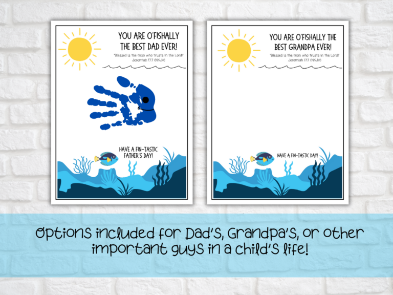Father’s Day Handprint Craft – Deeper KidMin