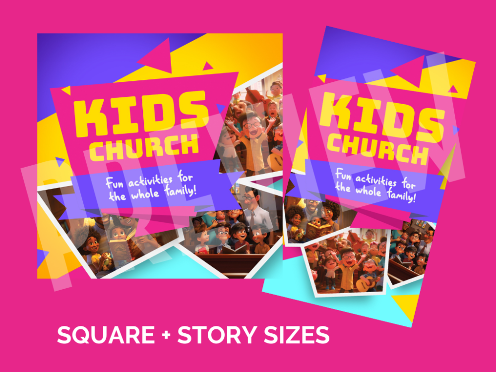 Kids Church: Social Graphics – Deeper KidMin