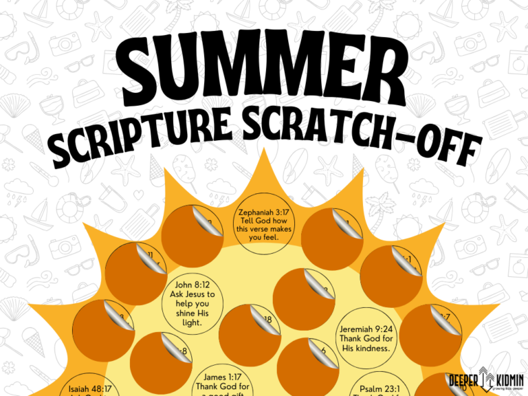 Summer Scripture Scratch-Off – Deeper KidMin